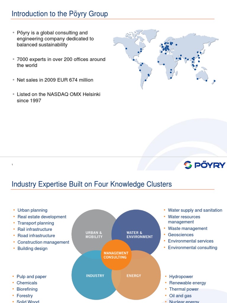 Introduction To Pöyry - Short | PDF | Valuation (Finance) | Supply Chain