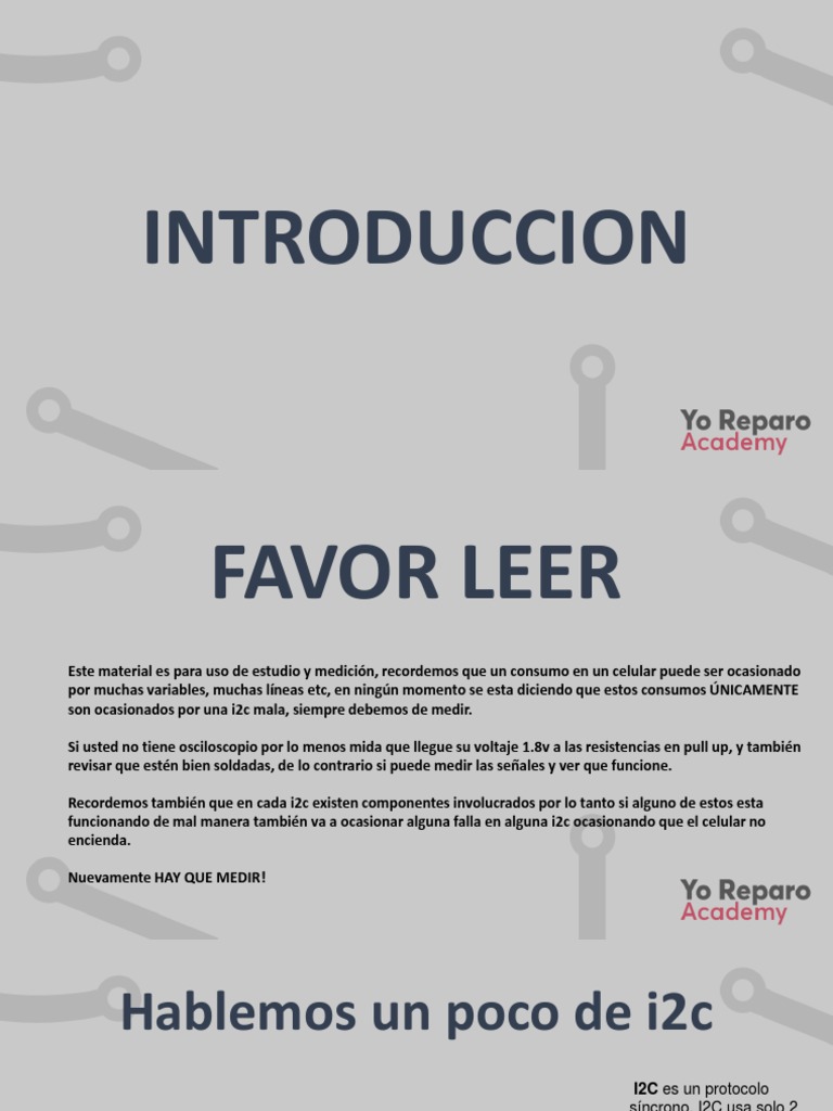 Introducción al protocolo I2C y su funcionamiento en los iPhones | PDF ...