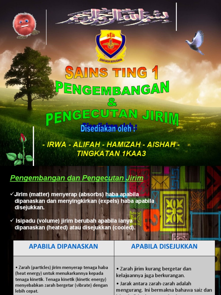 Pengembangan Dan Pengecutan Jirim | PDF | Griya & Taman | Sains ...