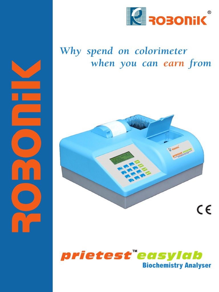 ROBONIK - prietest easylab | Biochemistry | Biology