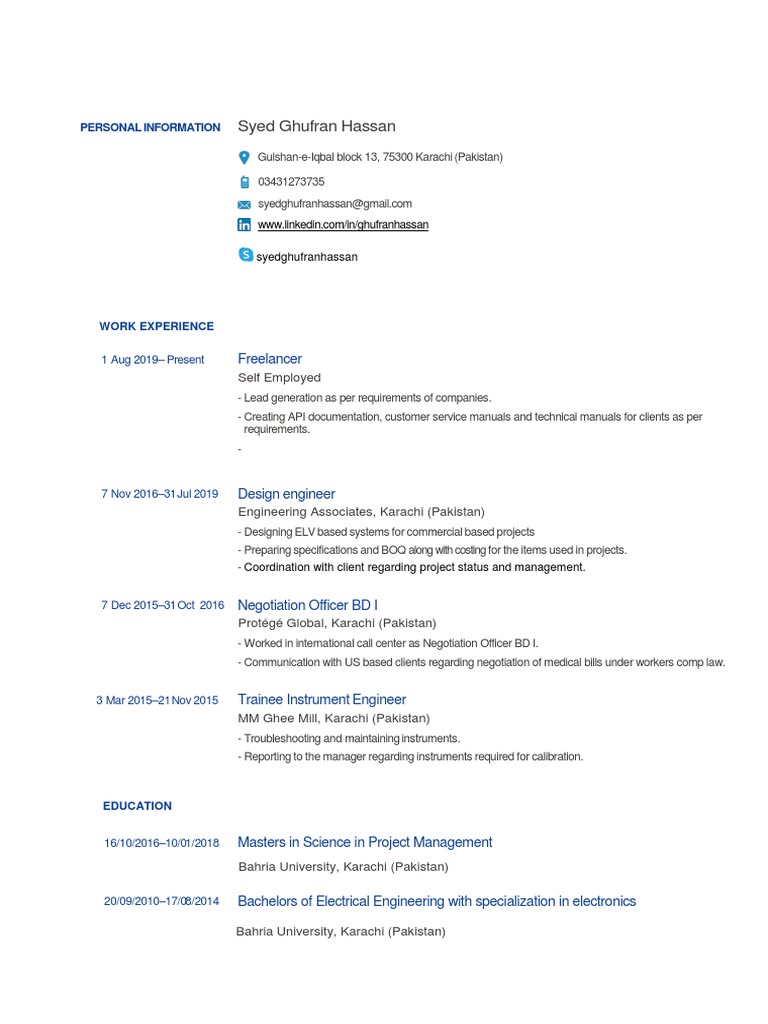 Syed Ghufran Hassan: Freelancer | PDF | Computing | Software