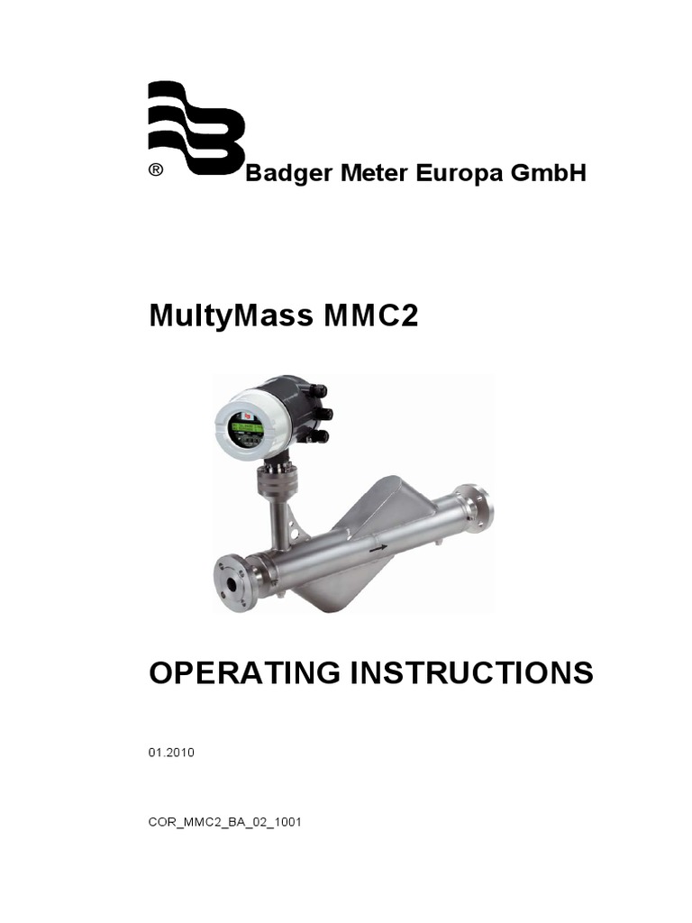 Cor MMC2 Ba 02 0833 PDF | PDF | Electronic Waste | Flow Measurement