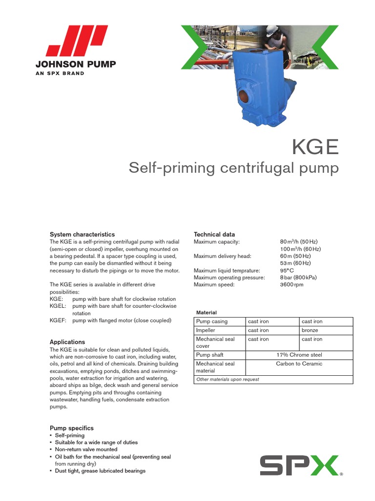 KGE Catalogue.36165930 PDF | PDF | Hydraulics | Pump
