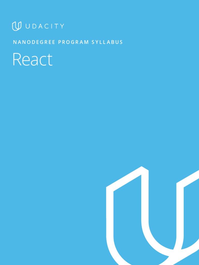React: Nanodegree Program Syllabus | PDF | Mobile App | Digital Technology