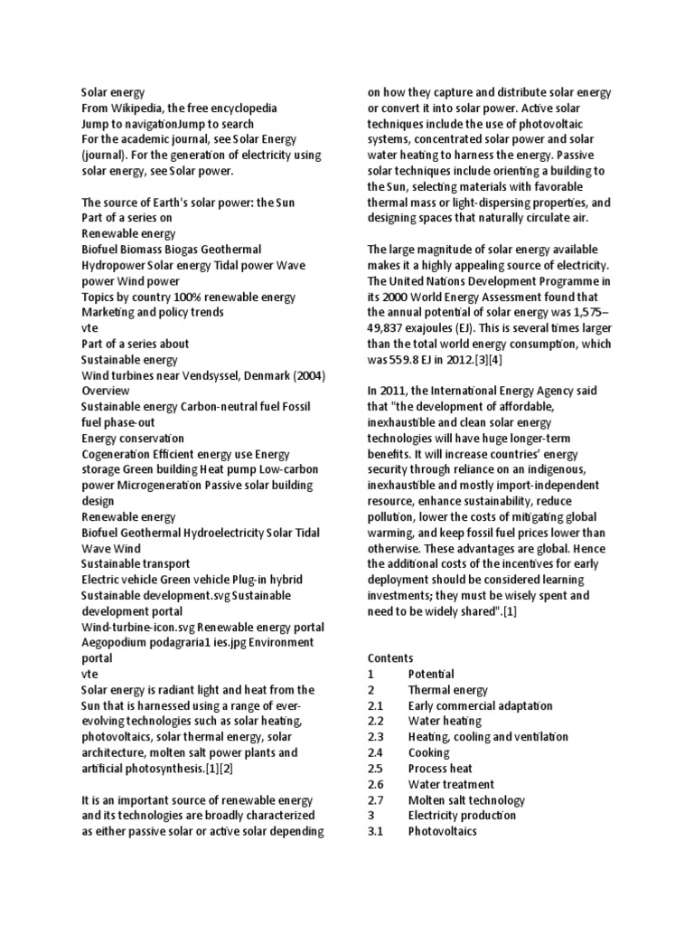 Solar Energy | PDF | Solar Energy | Renewable Energy