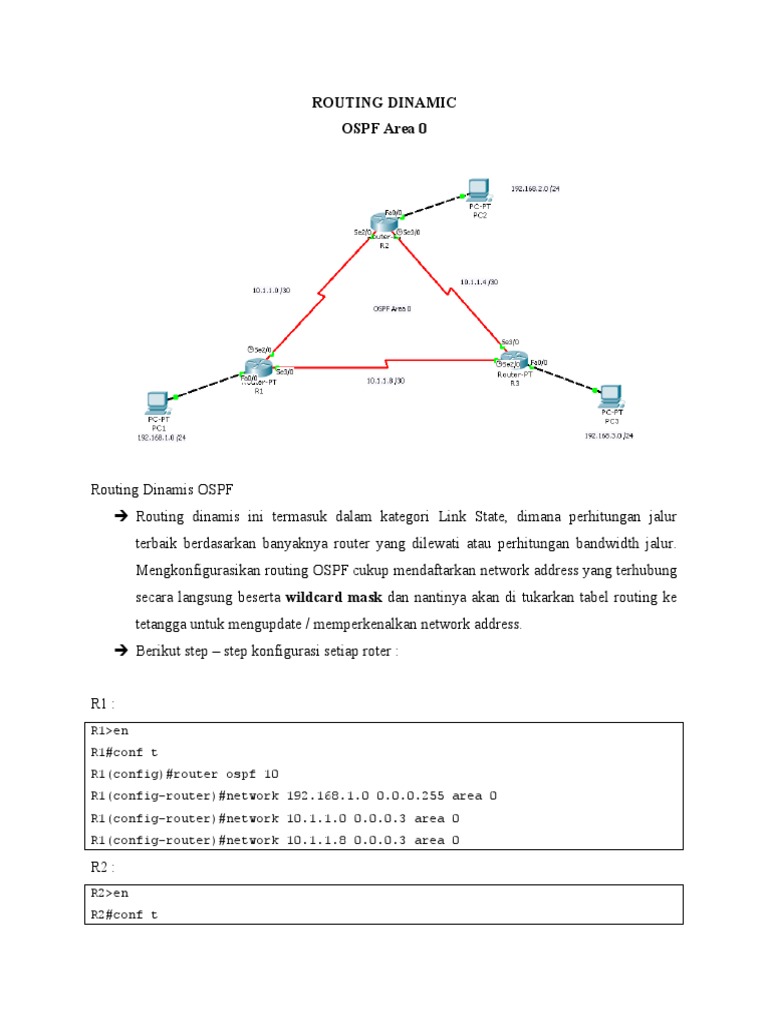 CCNA2-Routing Dynamic OSPF | PDF | Router (Computing) | Internet