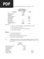 Module 6 - Worksheet and Financial Statements Part I | PDF | Balance ...