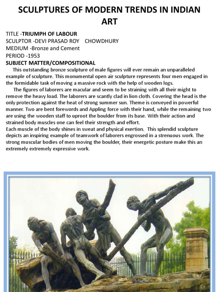 Modern Trends in Indian Sculpture | PDF | Sculpture