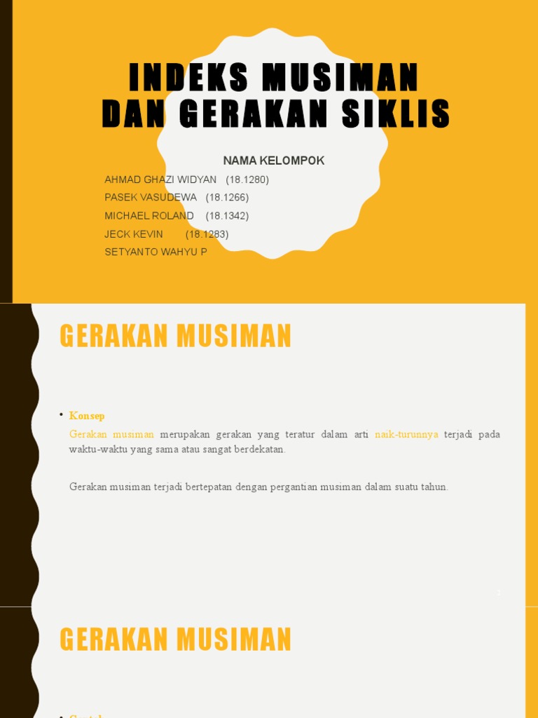 Indeks Musiman dan Penyesuaian Data | PDF