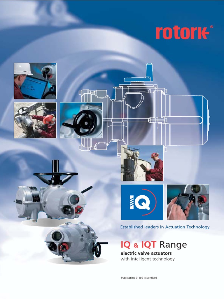 ACTUATOR - Make Rotork Actuator IQ Series PDF | PDF | Electric Motor ...
