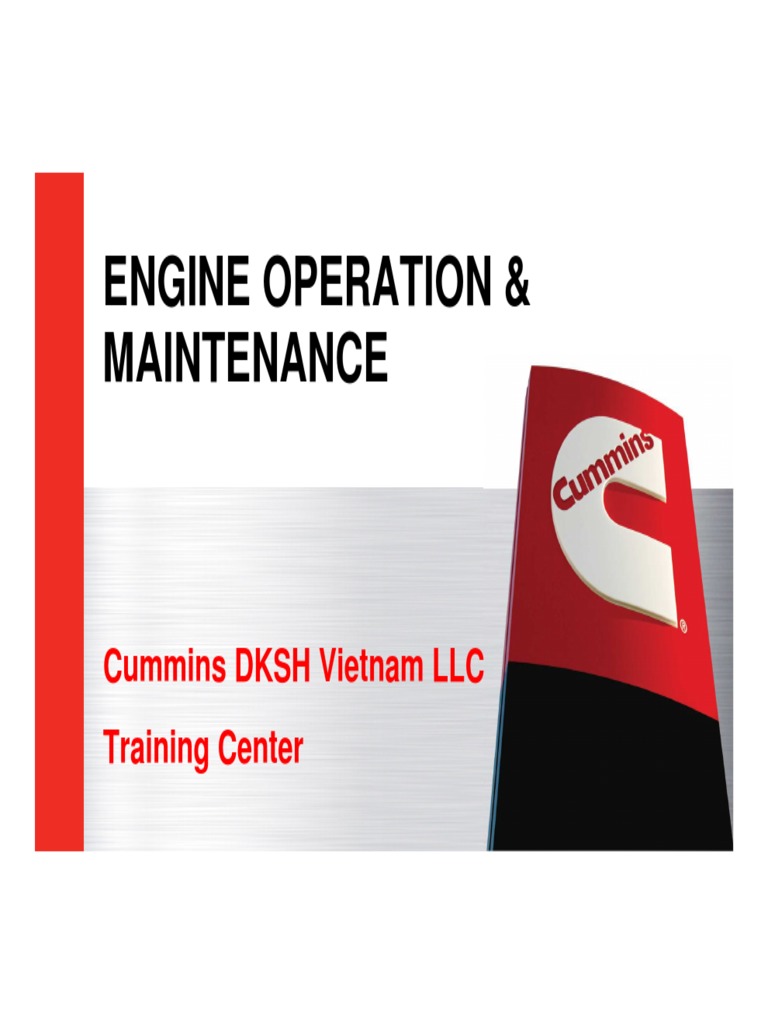 Operation and Maintenance | PDF
