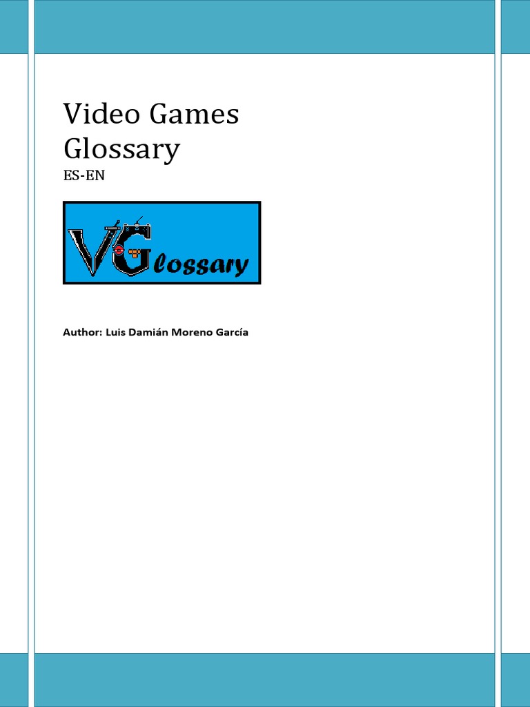 VG Glossary ES EN | PDF | Video Game Consoles | Video Game Platforms