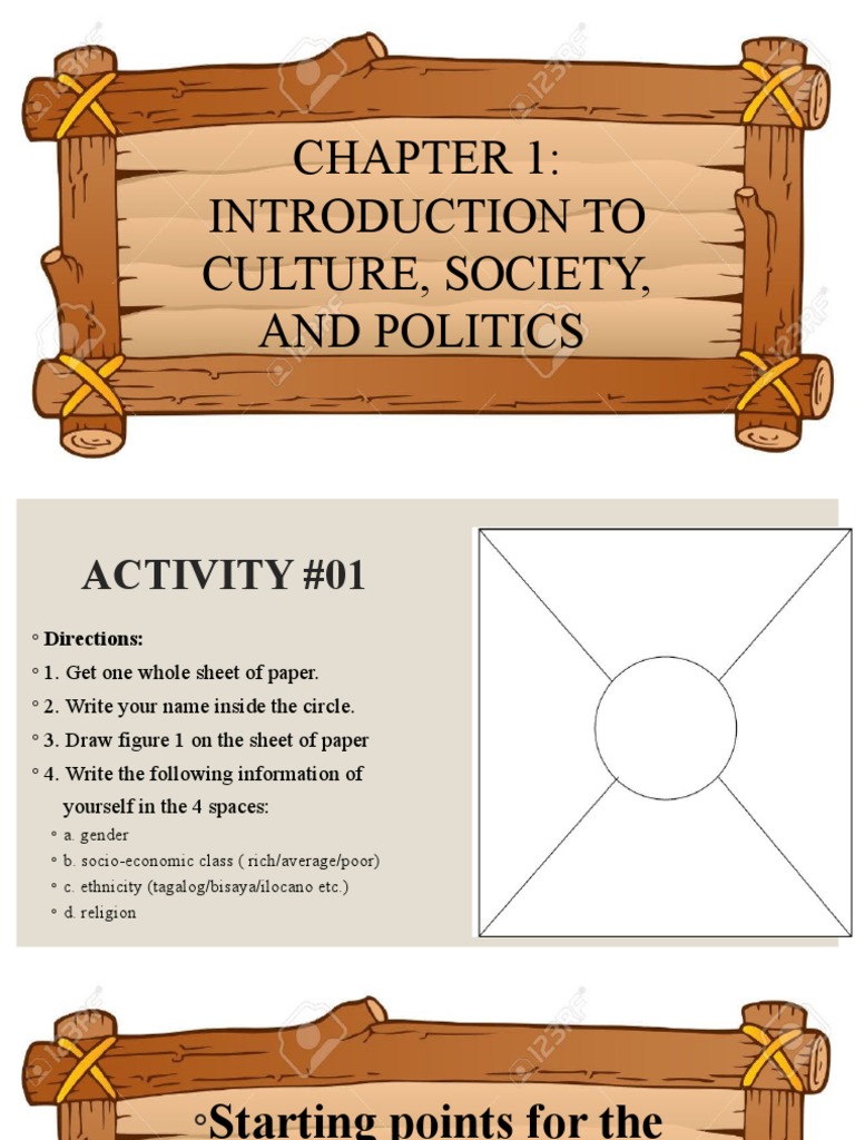 Understanding Identity, Culture, Society and Politics through ...