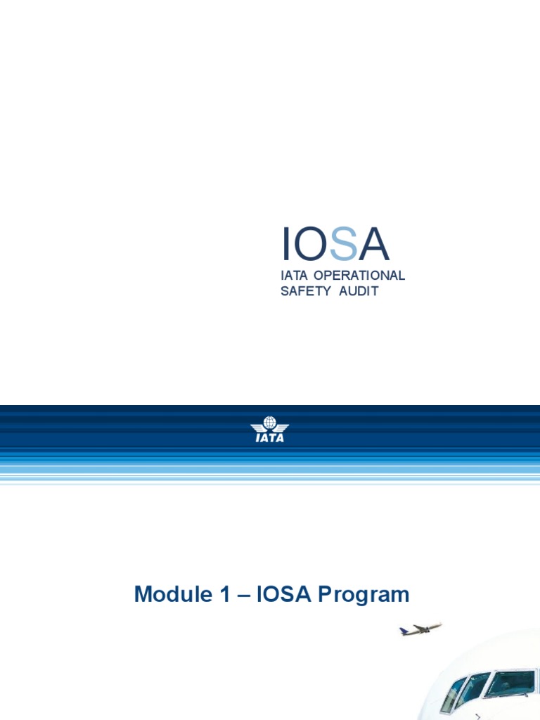 IOSA Program Overview and Audit Process | PDF | Audit | Iso 9000