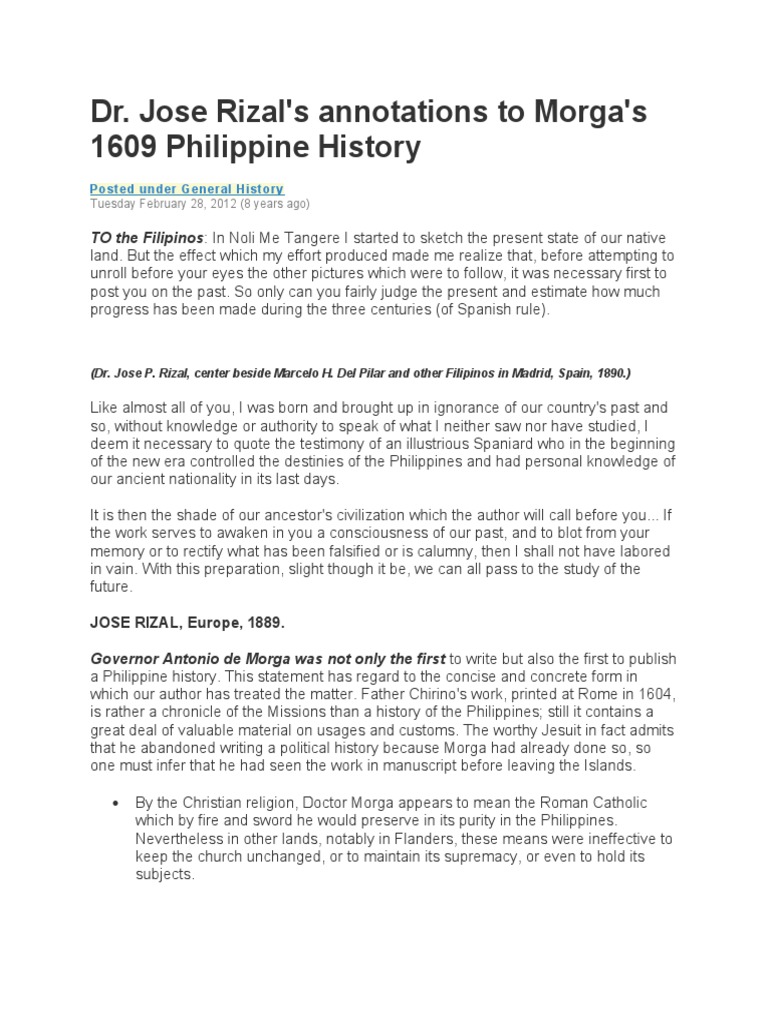 Morga | PDF | Philippines | Spanish Empire