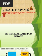 Asian Parliamentary Debate Structure | PDF | Argument | Taxes