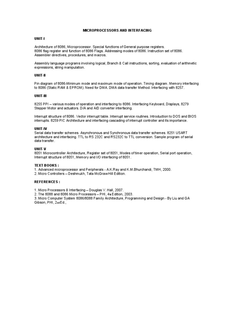 Microprocessors & Microcontrollers Guide | PDF | Microcontroller | Arm ...