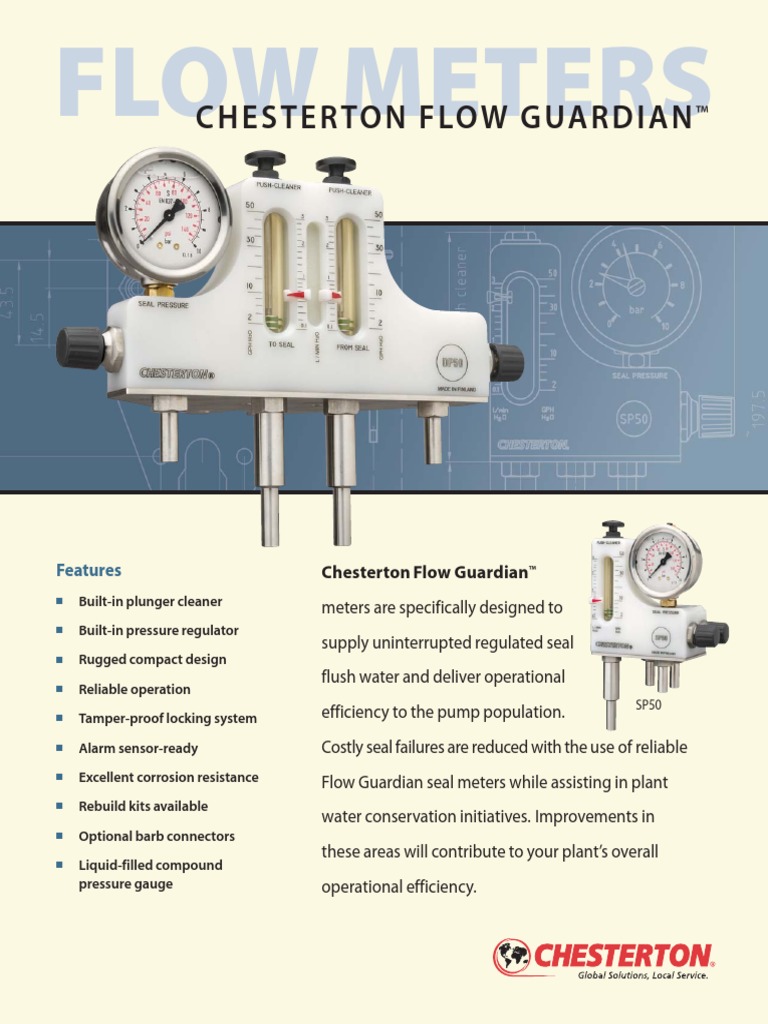Chesterton Flow Guardian PDF | PDF | Pipe (Fluid Conveyance) | Valve