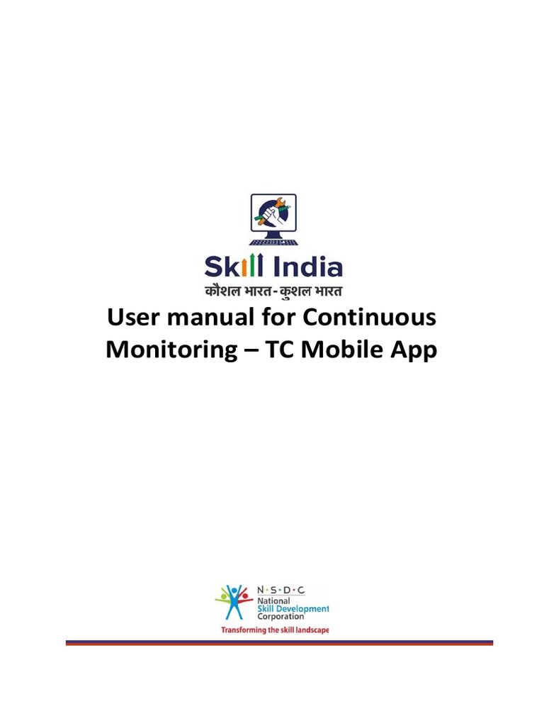 User Manual For Continuous Monitoring - TC Mobile App | PDF | Login ...