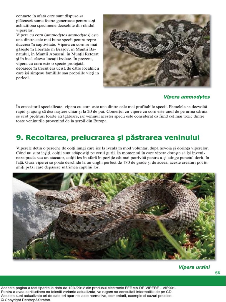 Ferma de Vipere - Vip0057 | PDF