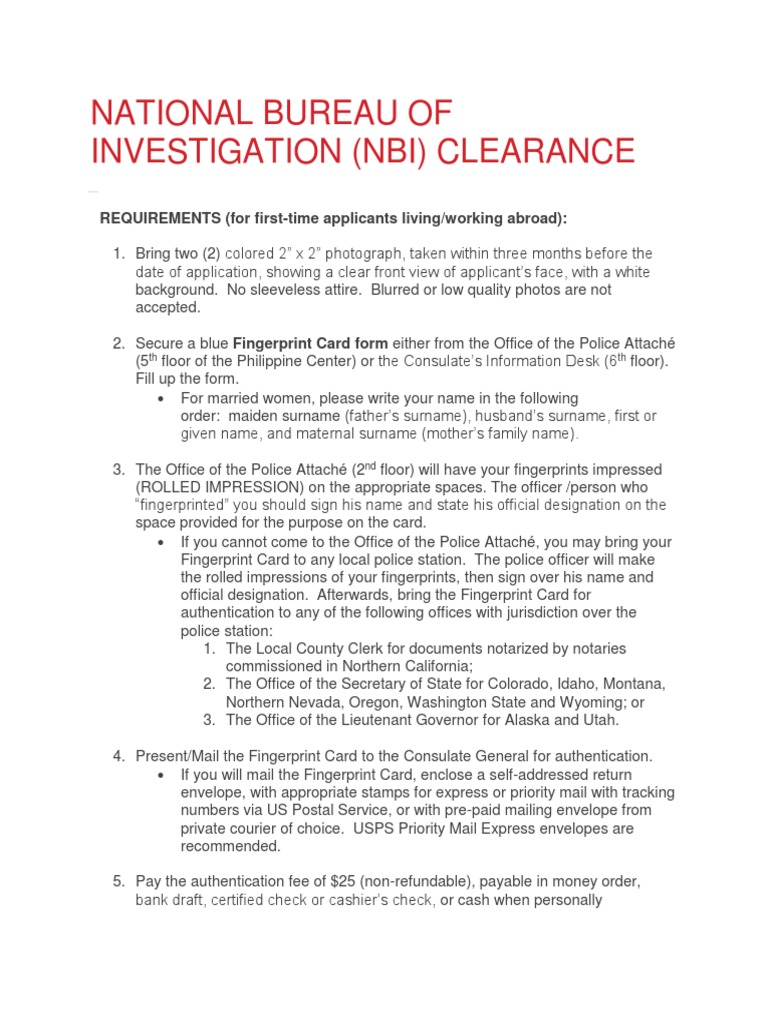 Nbi PDF | PDF