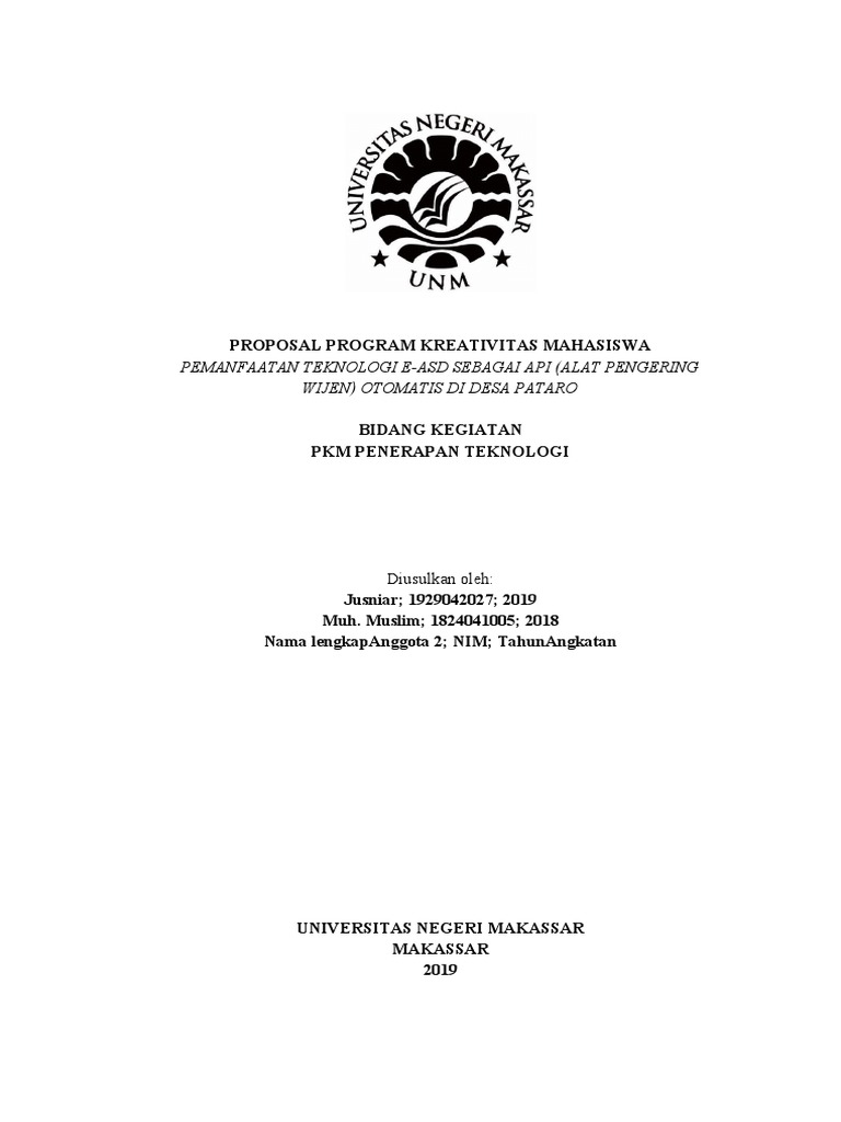 Jusniar - PKM T UNM - Pemanfaatan Teknologi E-ASD Sebagai API (Alat ...
