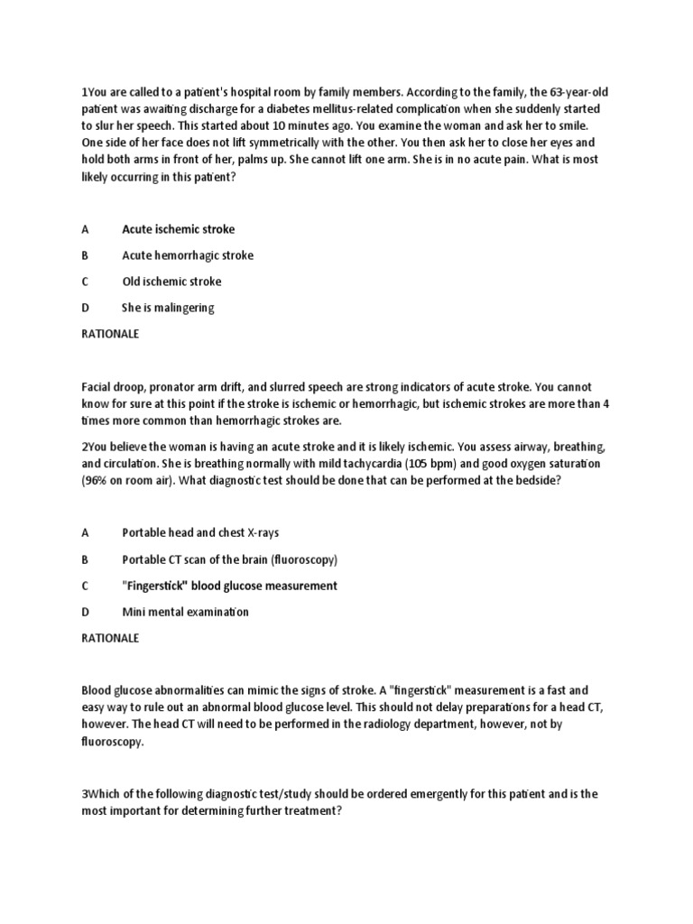 Megacode 2 | PDF | Stroke | Ct Scan
