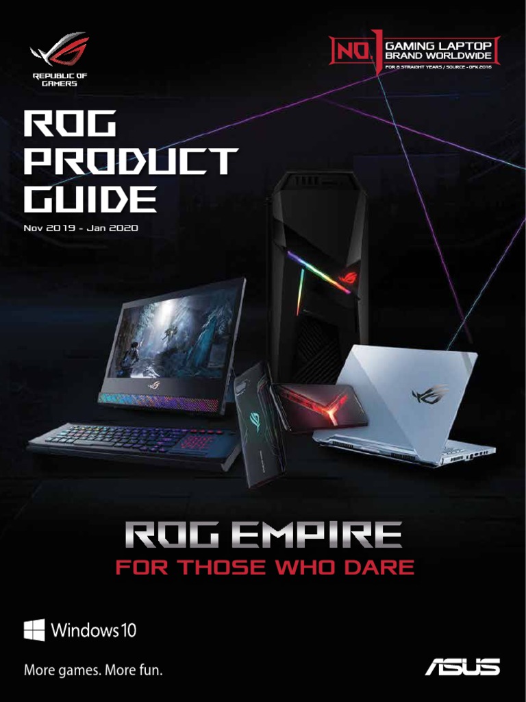 ROG Product Guide | PDF | Solid State Drive | Graphics Processing Unit