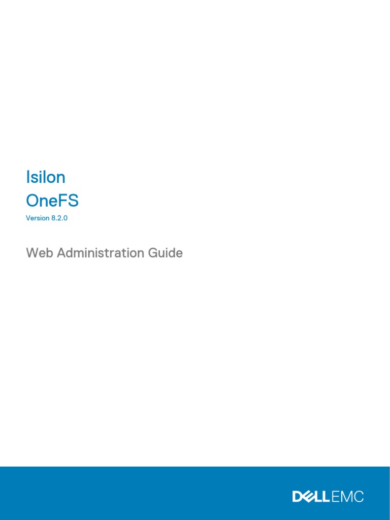 ISILON ONE FS Web Administration Guide | PDF | File Transfer Protocol ...