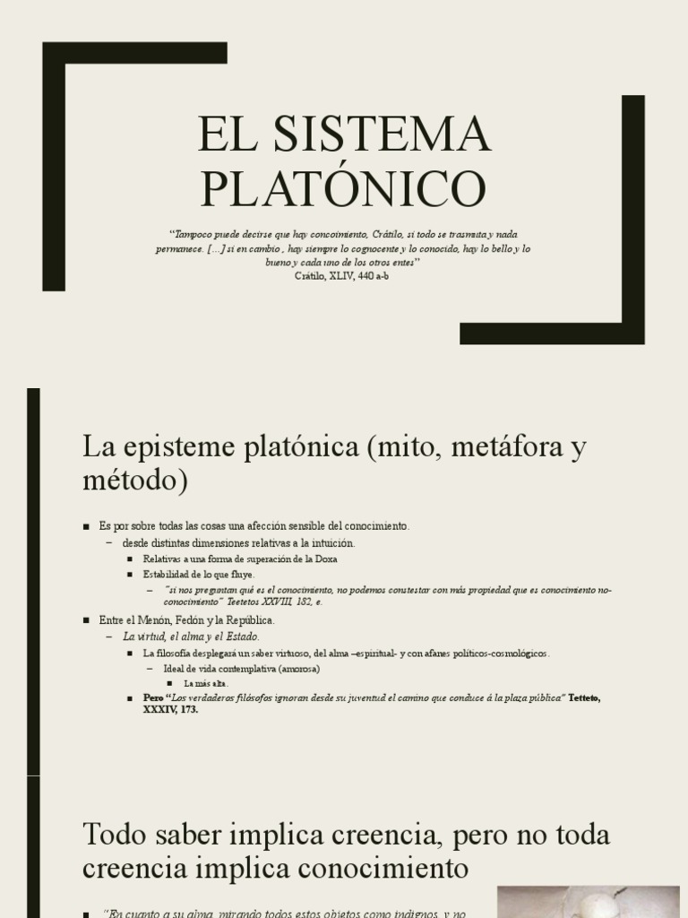 Sistema Platónico | PDF | Platón | Alma