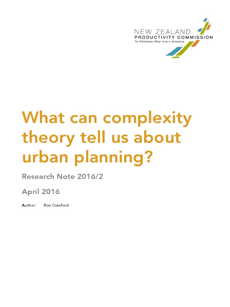 What Can Complexity Theory Tell Us About Urban Planning | PDF ...