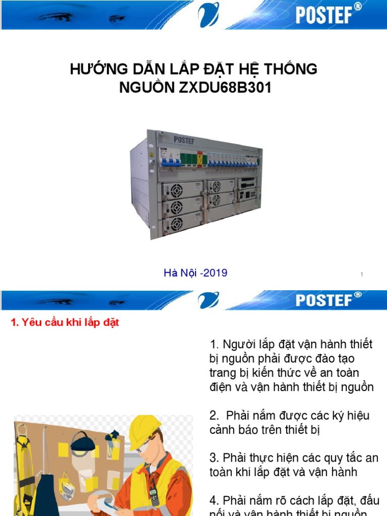 2.Lắp đặt nguồn POSTEF | PDF
