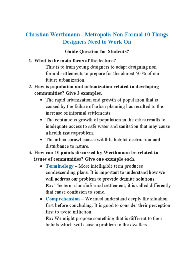 Christian Werthmann - Metropolis Non-Formal 10 Things Designers Need To ...