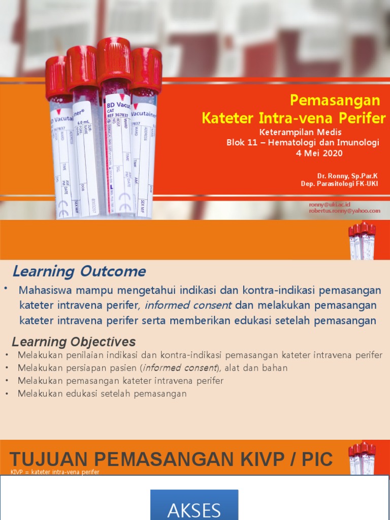 KM - Pemasangan Kateter Intra-Vena Perifer | PDF