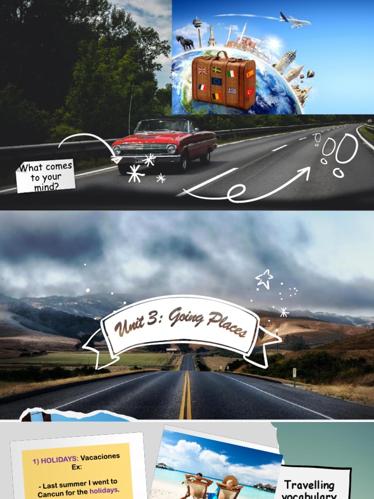Unit 3 Going Places Vocabulary PDF | PDF