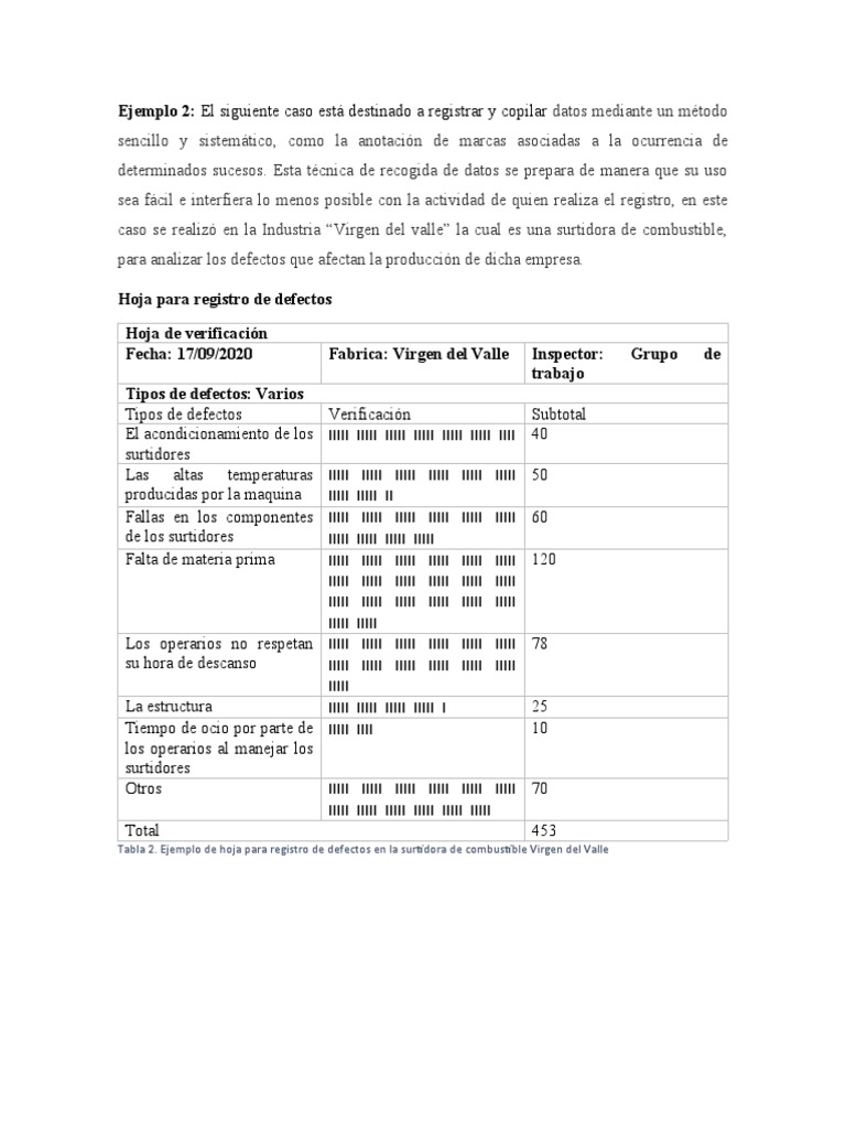 Ejemplo 2 Hoja para Registro de Defectos | PDF