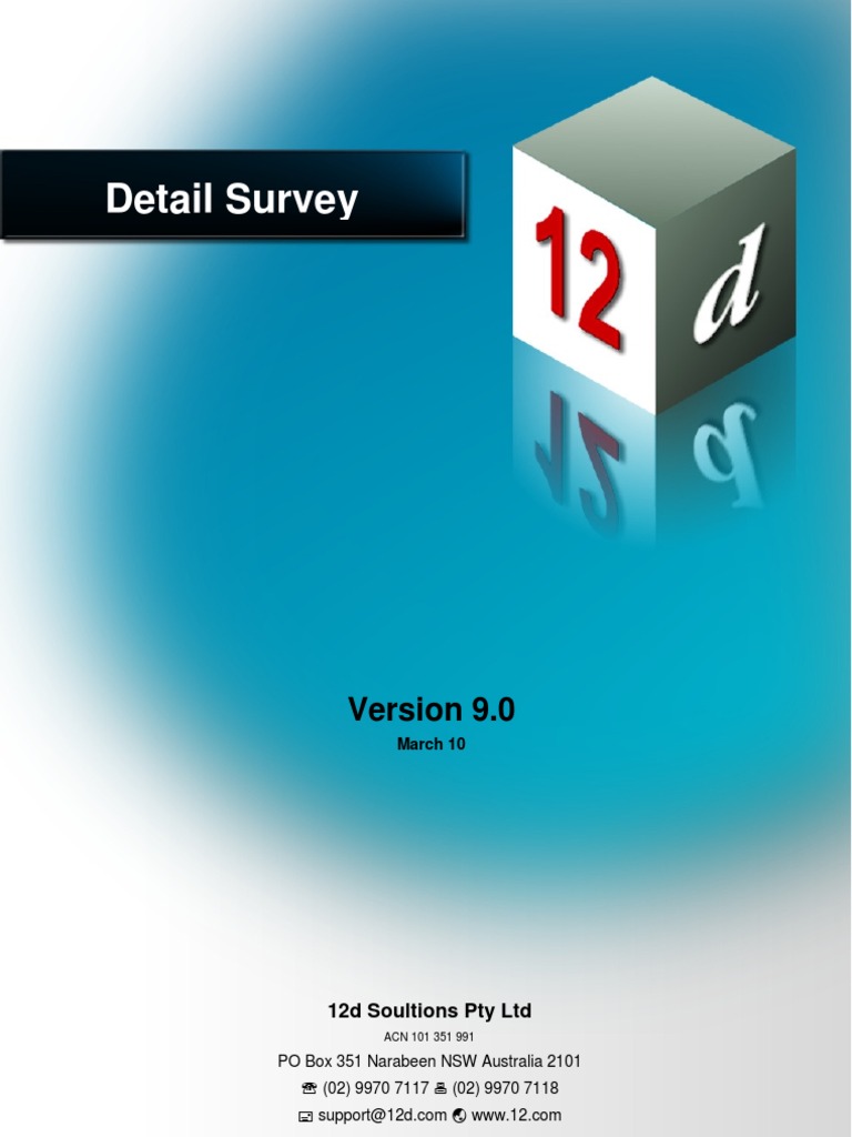 12d Model Manual | PDF | Icon (Computing) | Surveying