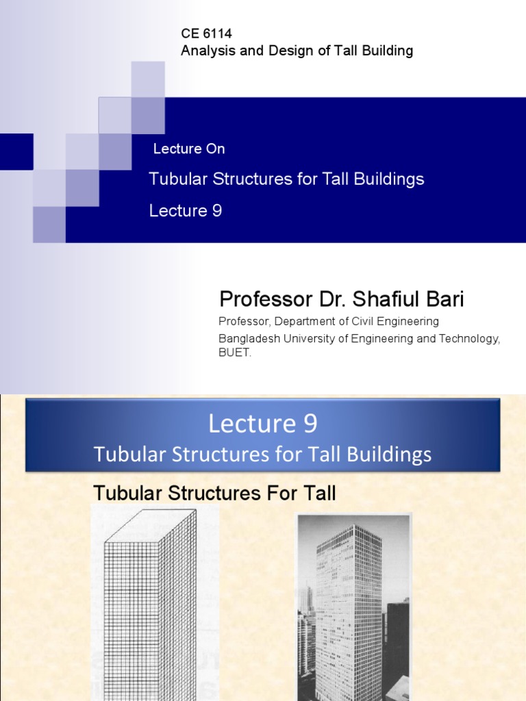 Tubullar Structures For Tall Buildings | PDF