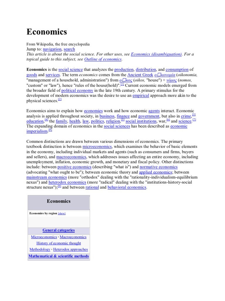 C Is The: From Wikipedia, The Free Encyclopedia | PDF | Economics ...