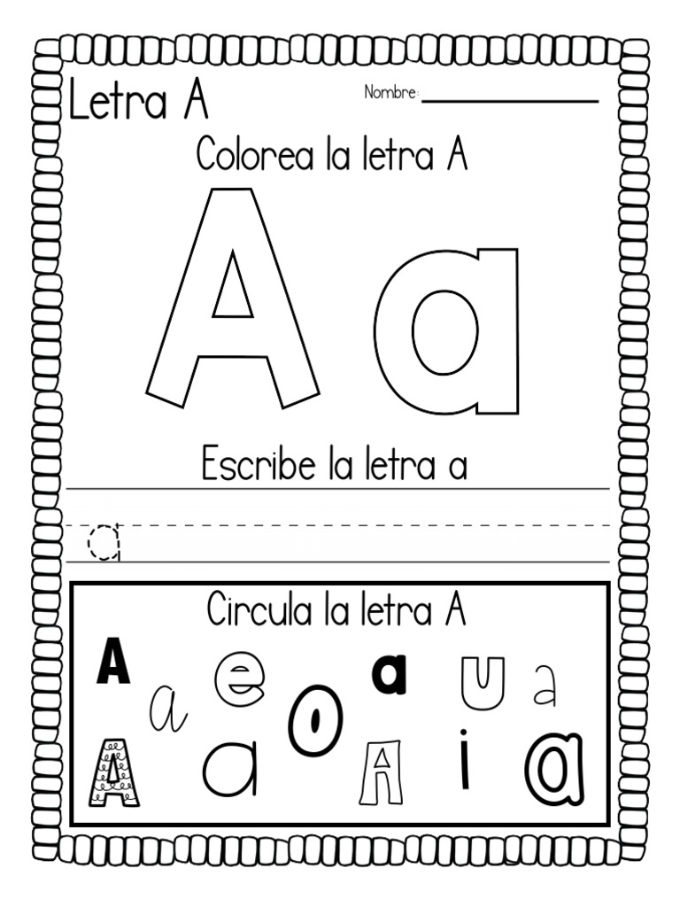 Free Spanish Vowels Work Sheets LasVocales | PDF