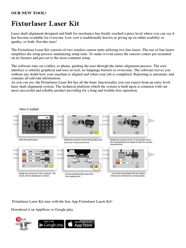 Fixturlaser Laser Kit | PDF