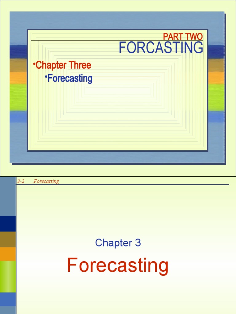 Chap 3 Forecasting | Download Free PDF | Errors And Residuals | Forecasting