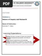 PR2 Module 1st Quarter | PDF | Statistics | Quantitative Research
