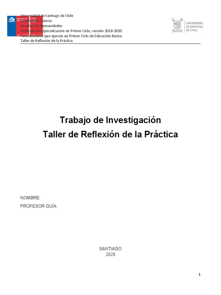 Formato para El Informe PPC - GRUPO 3 | PDF | Educación primaria | Maestros