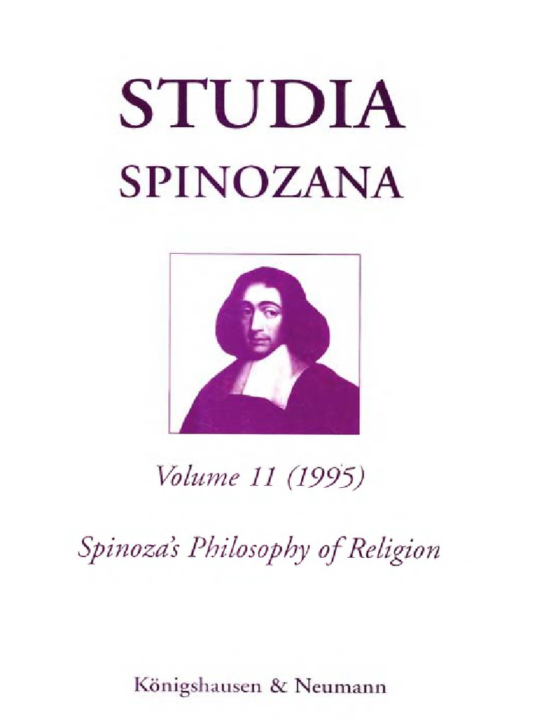 (Studia Spinozana 11) Herman de Dijn, Filippo Mignini, Peter T. Van ...
