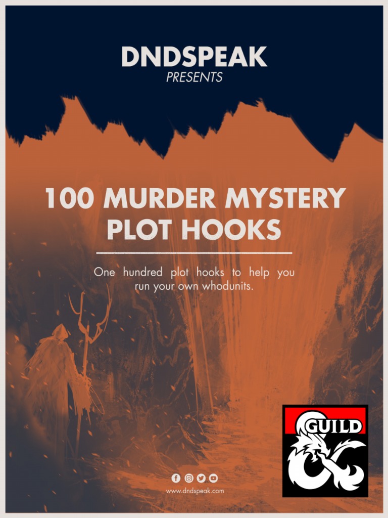 100 Murder Mystery Plot Hooks | Download Free PDF | Wizards Of The Coast | Dungeons & Dragons