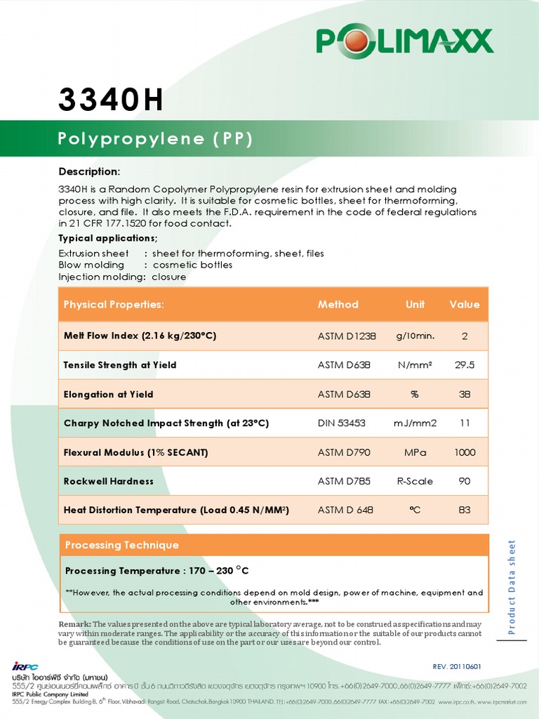 b325.b328 Polimaxx 3340H | PDF | Science & Mathematics | Technology & Engineering