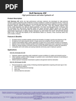 GulfSea Hydraulic Oil Specifications | PDF | Motor Oil | Lubricant