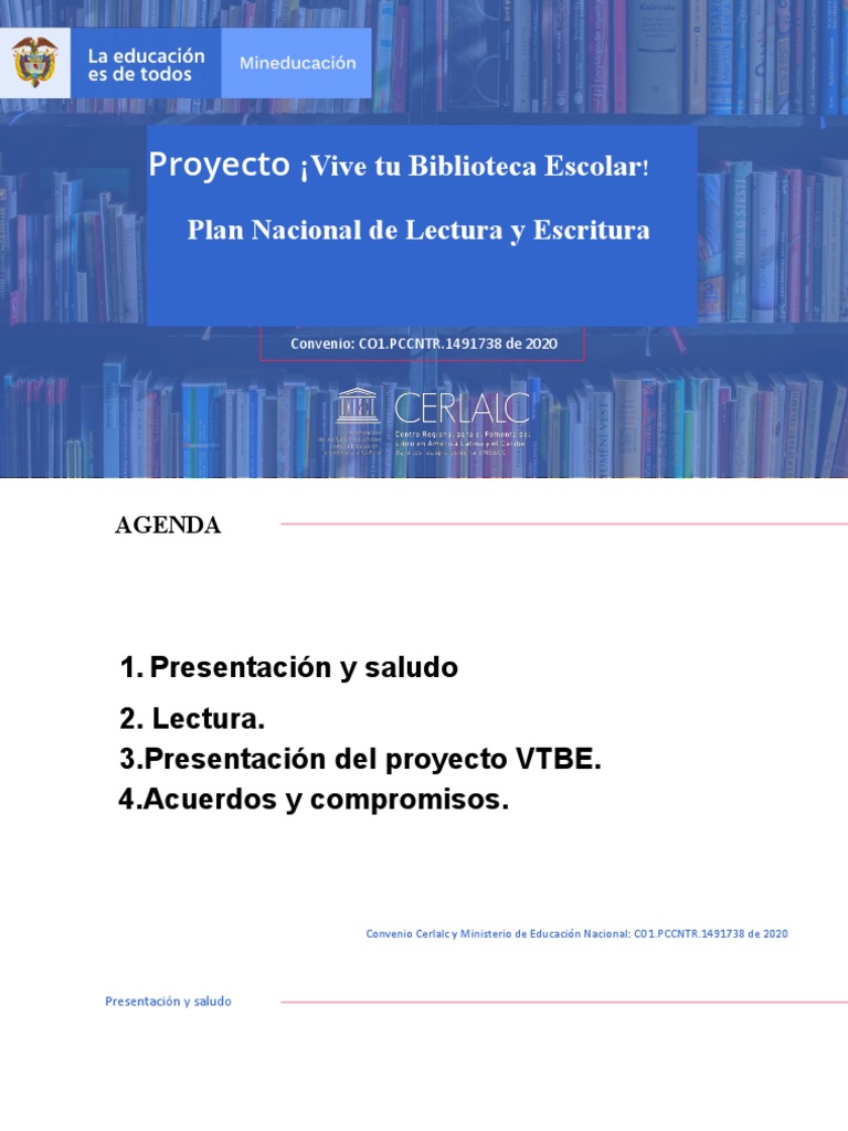 Presentacion VTBE | PDF | Bibliotecas | Educación primaria