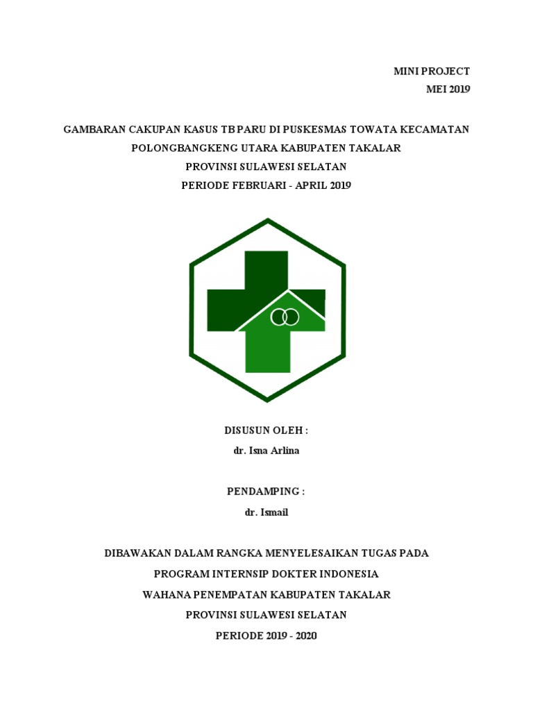 Cakupan Kasus TB Paru di Puskesmas Towata | PDF | Sains & Matematika